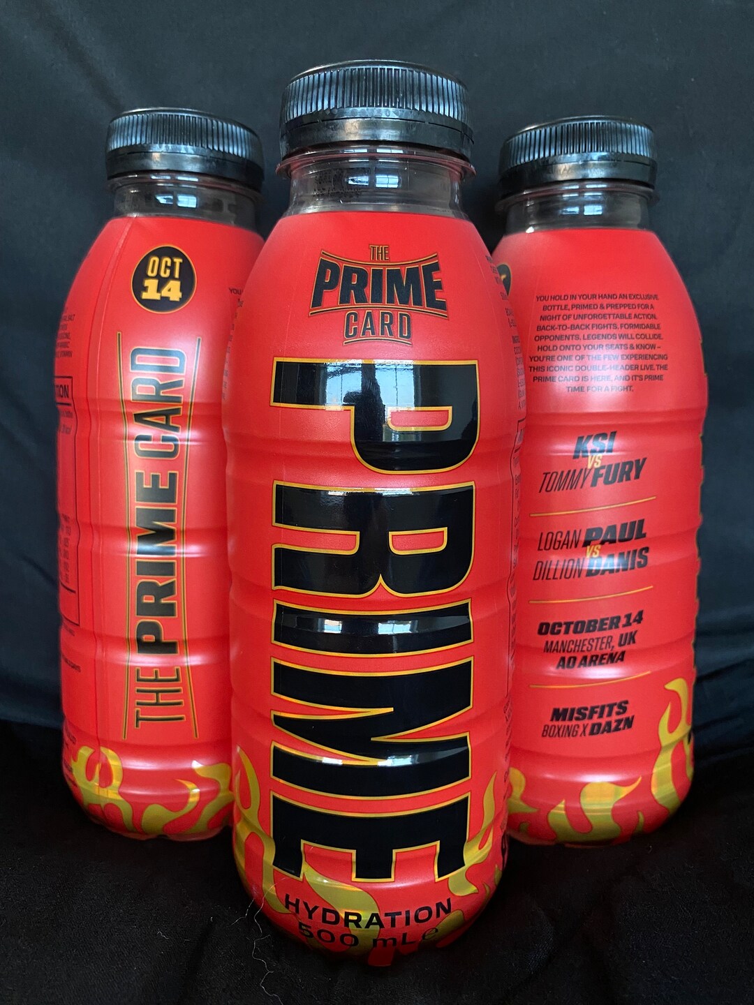 Prime Misfits Boxing UK Exclusive Special Event Red Bottle - Etsy