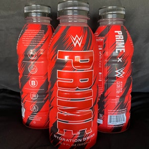 Prime WWE Special Limited Edition Meta Moon Red & Black Bottle - Etsy