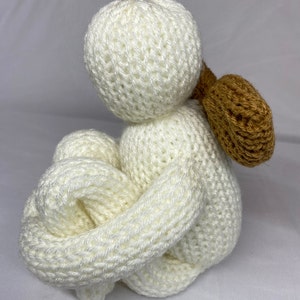 Knitted Guardian Sitting Angels - Etsy