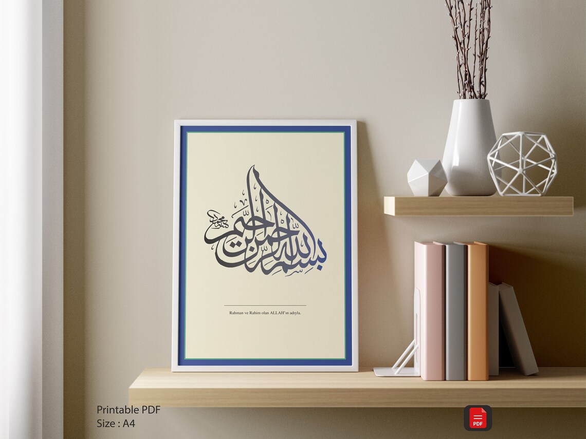 Prayer Islamic Calligraphy Wall Art, Gallery Wall Set, Printable Wall ...