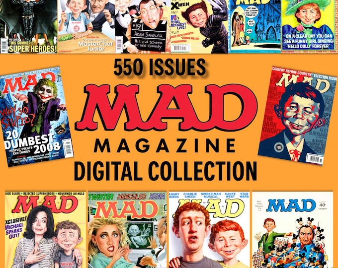 Mad Magazine -official Factory Release Boxed Set of 7 Cd-roms of Every ...