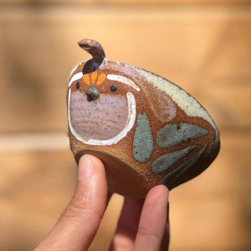 Ceramic Quail - Etsy