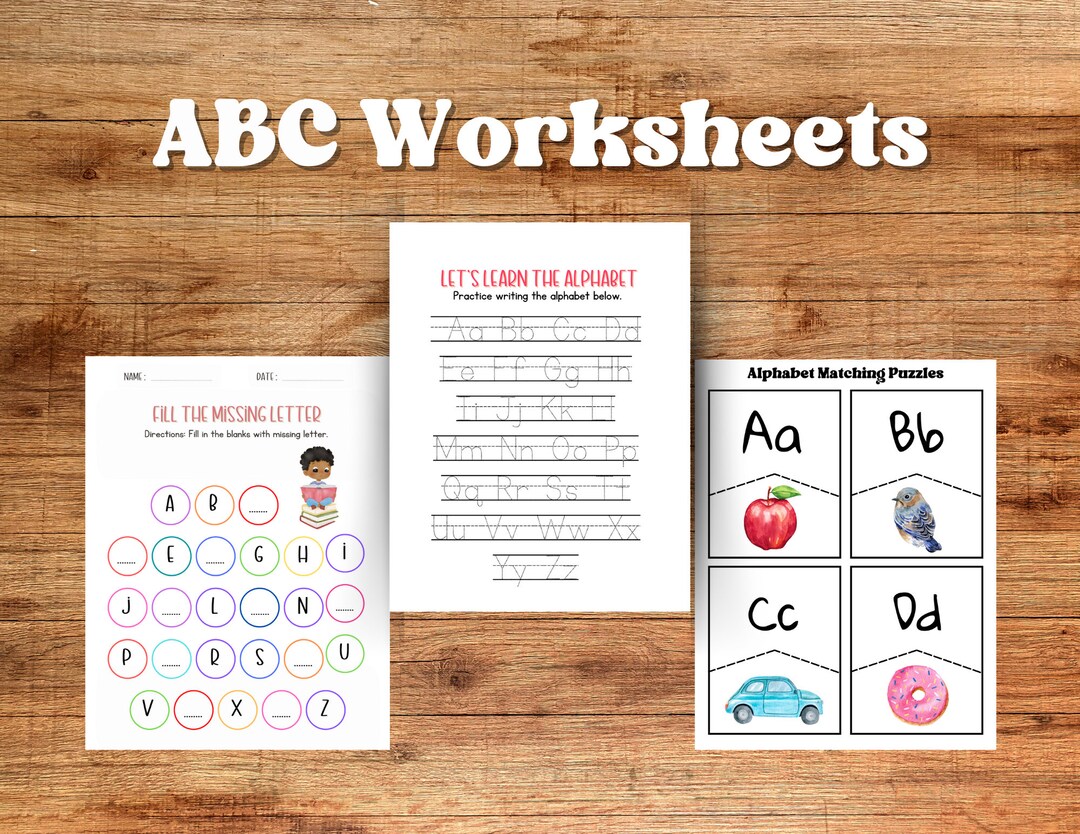 9 ABC Worksheets for Young Children | Fun and Educational Alphabet ...
