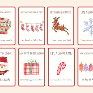 16 Printable Christmas Affirmation Cards for Kids | Positive Holiday ...