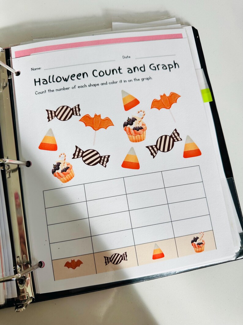 Printable 13 Page Halloween Busy Book | Preschool & Kindergarten ...