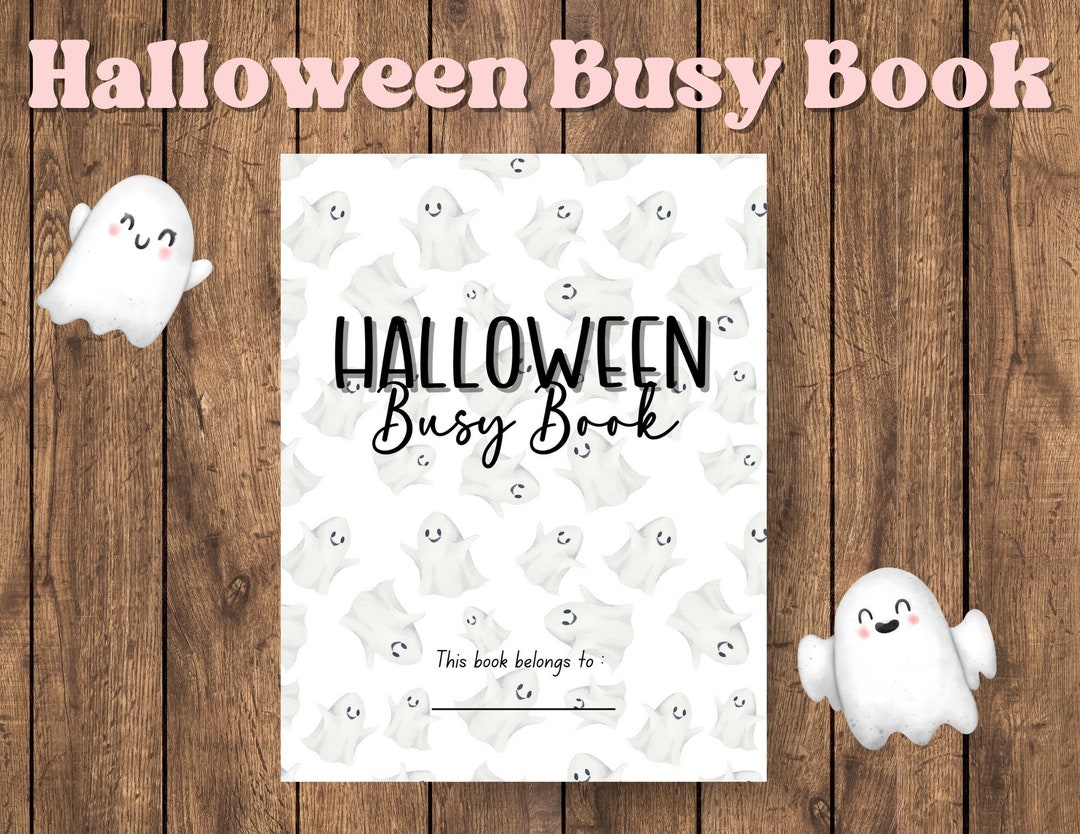 Printable 13 Page Halloween Busy Book | Preschool & Kindergarten ...