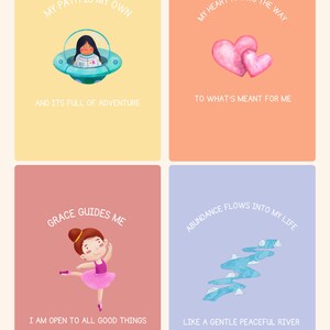 16 Printable Affirmation Cards for Children | Set of 16 Nurturing ...