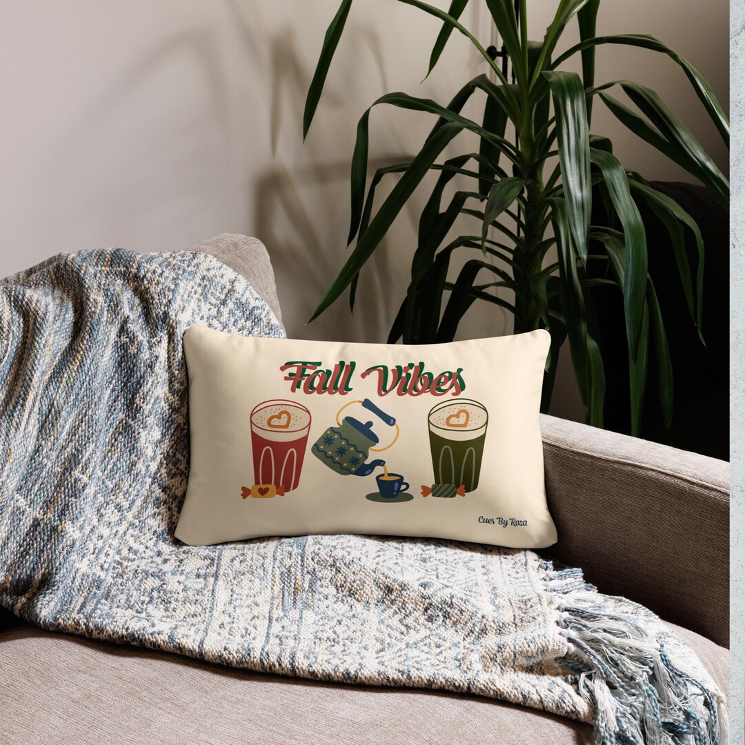 Cues by Rosa Fall Vibes Basic Pillow - Etsy