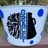 Personalized Cheer Team Buckets, Cheer Team Gift, Cheerleading Senior ...