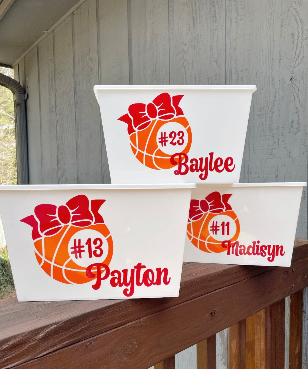 Personalized Basketball Team Buckets, Basketball Team Gift, Basketball ...
