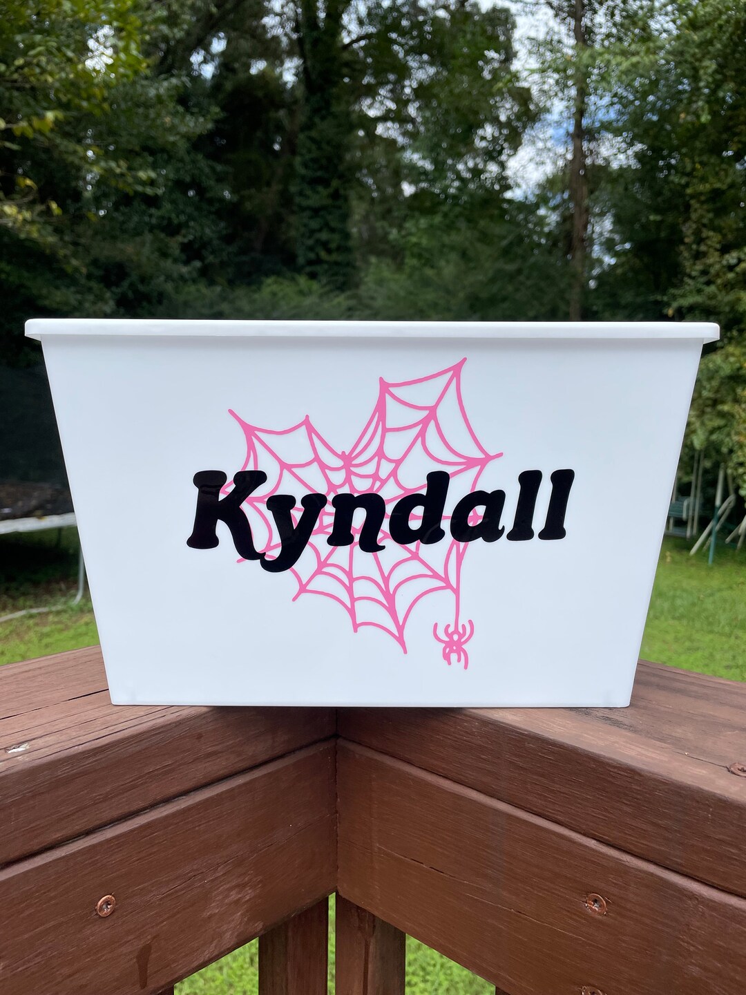 Spider Web Halloween Buckets, Take One Halloween Bucket, Halloween ...