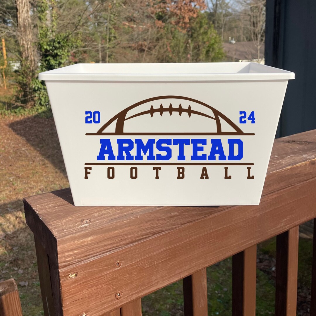 2025 Personalized Football Team Buckets, Football Team Gift, Football ...