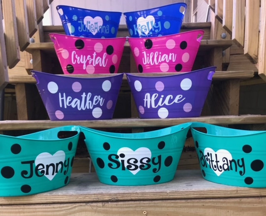 Custom Name Buckets, Personalized Name Bucket, Bucket With Name ...