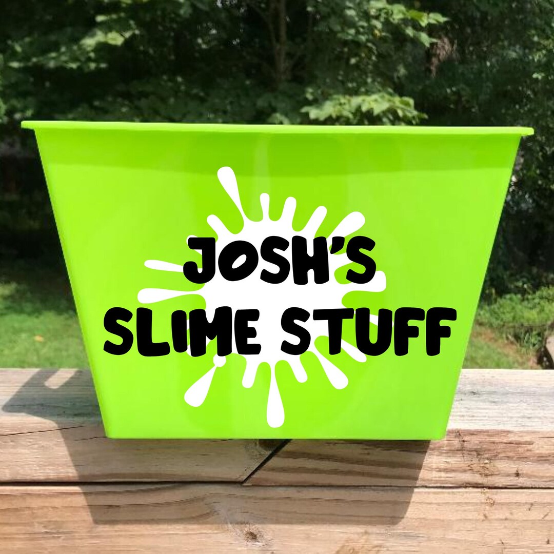Custom Slime Bucket, Bucket for Slime Storage, Slime, Slime Bucket ...