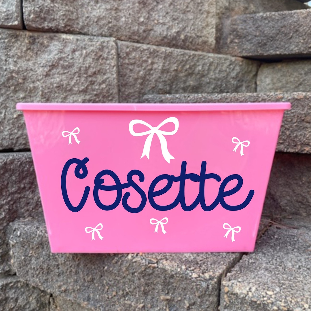 Custom Storage Buckets, Personalized Bucket, Bucket With Name ...