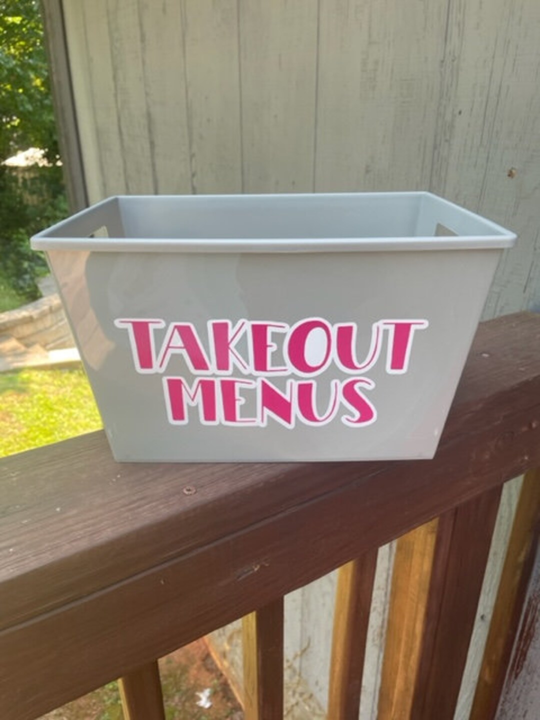 Take Out Menus, Restaurant Menu Storage, Housewarming Gift, Home Decor ...