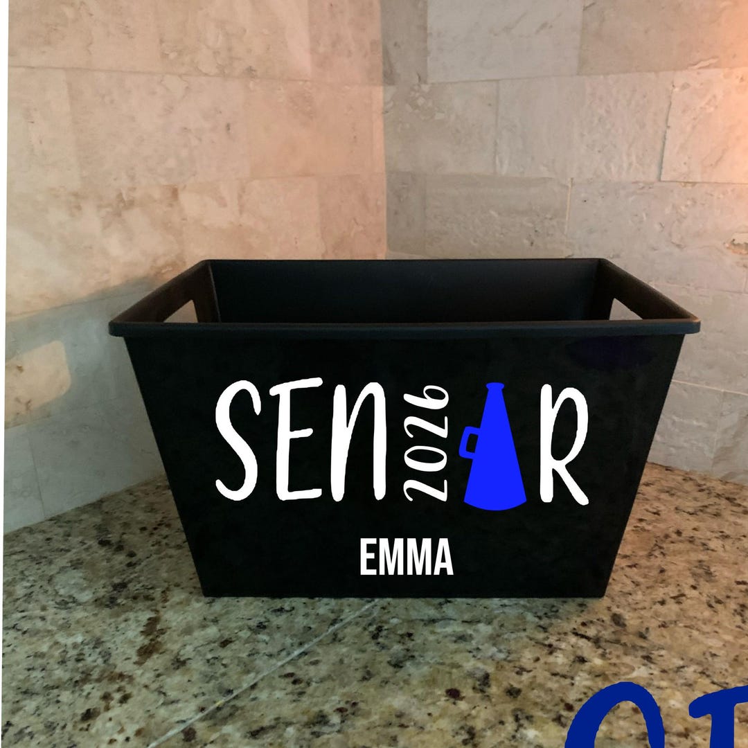 Personalized Cheer Team Buckets, Cheer Team Gift, Cheerleading Senior ...