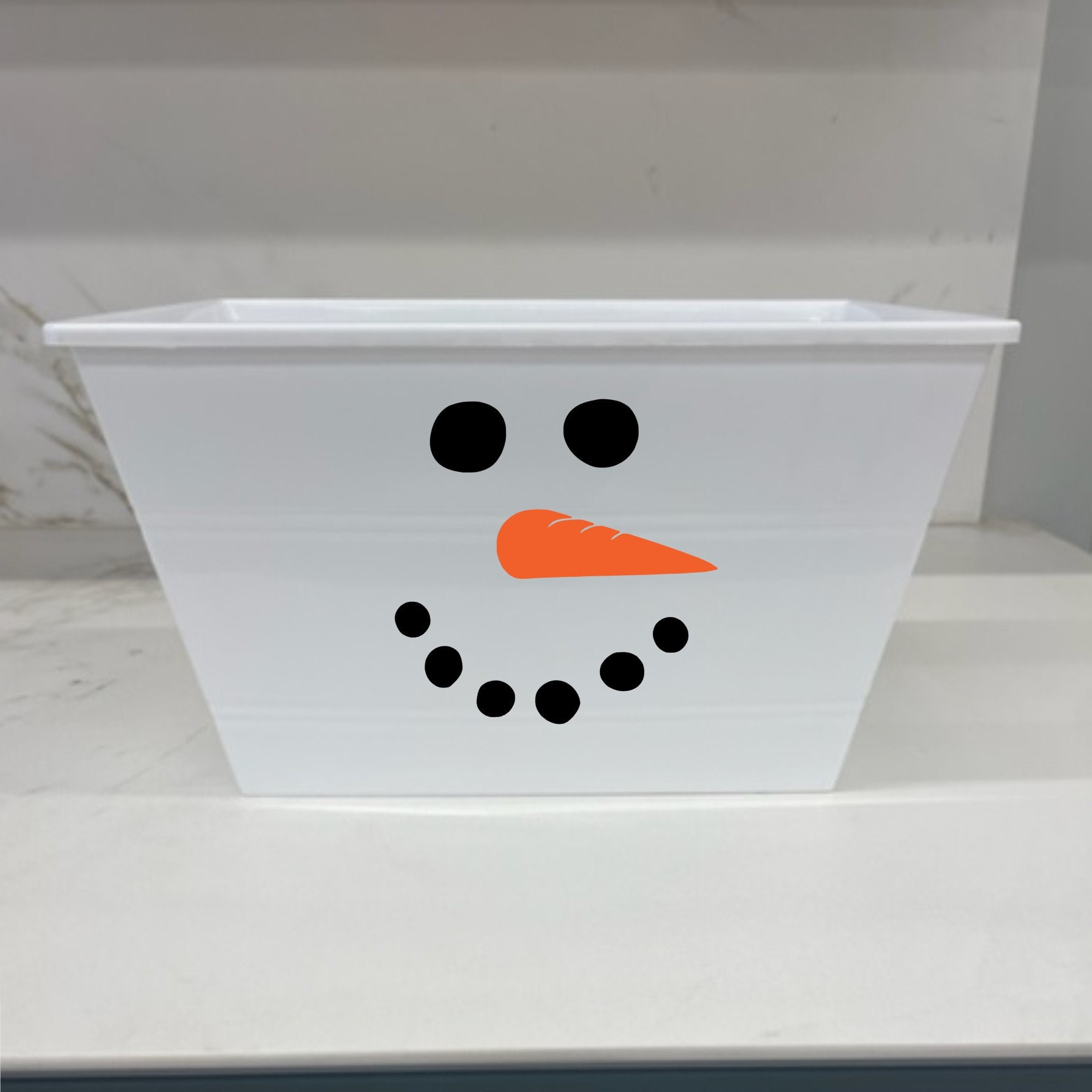Snowman Gift Buckets, Christmas Gift Bucket, Bucket With Snowman ...