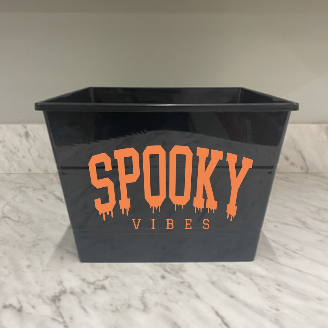 Spooky Vibes Halloween Buckets, Take One Halloween Bucket, Halloween ...