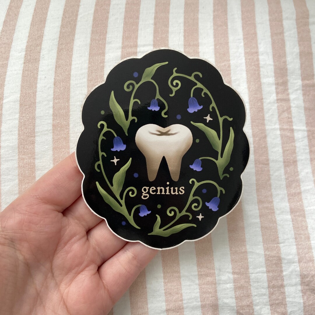 Boygenius Tooth Inspired Vinyl Sticker - Etsy