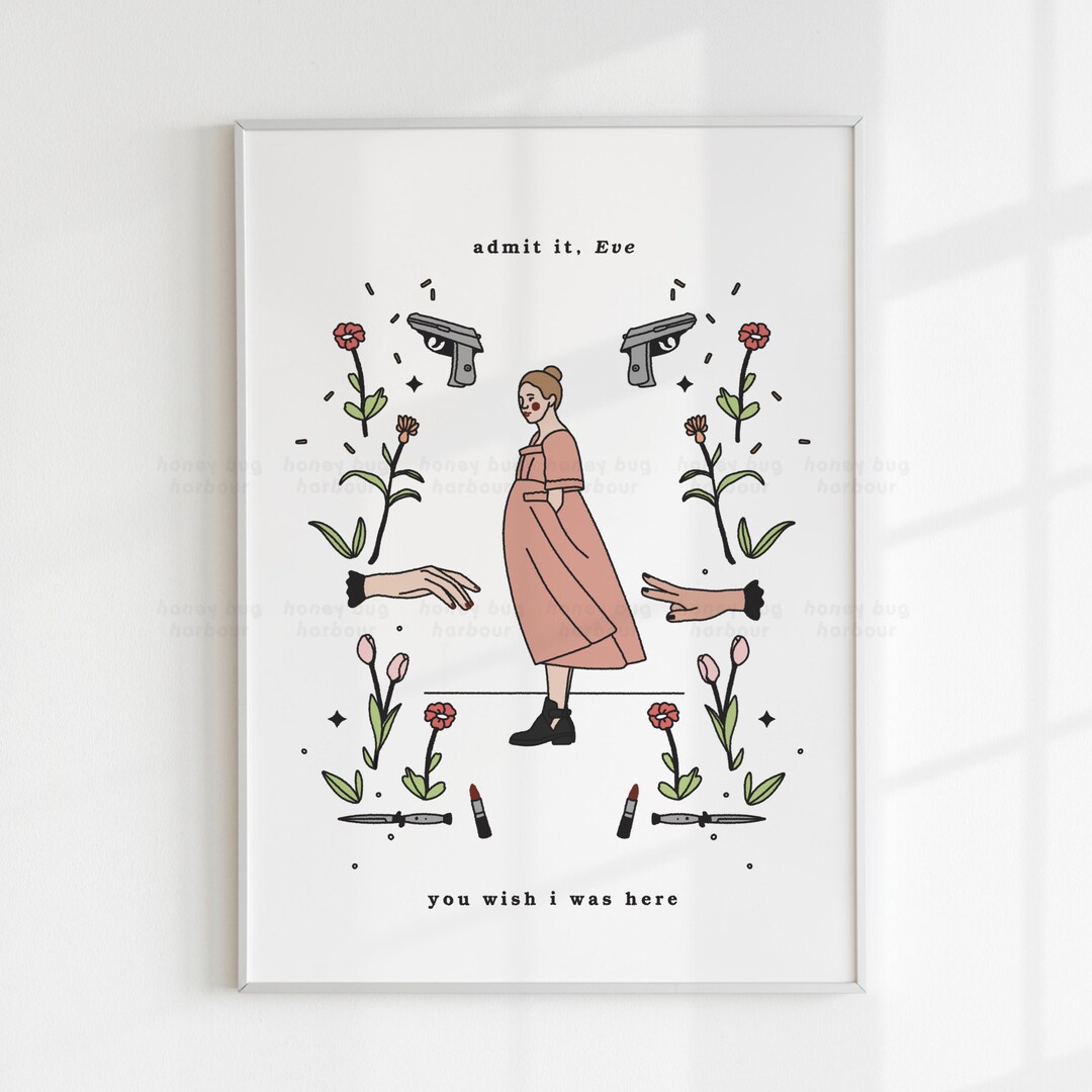 Killing Eve, Villanelle Inspired Art Print - Etsy