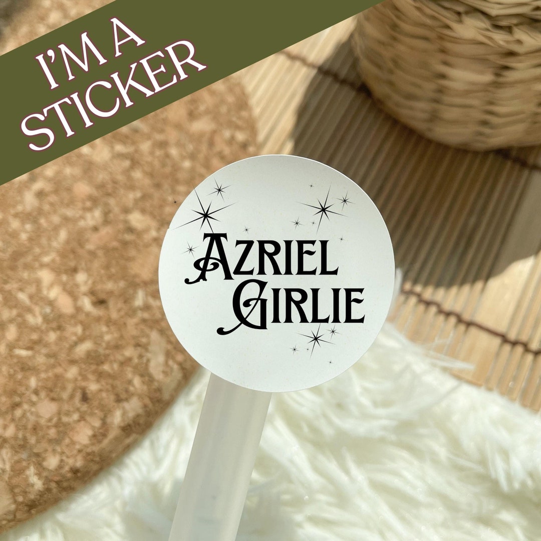 Azriel Girlie Vinyl Sticker, ACOTAR Sticker, ACOTAR Merch, Azriel ...