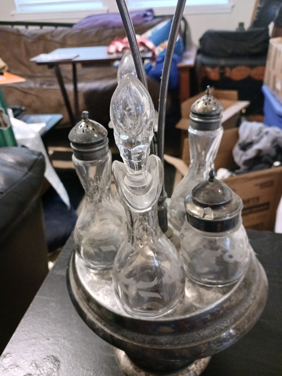 Victorian Cruet 6 Piece Set - Etsy