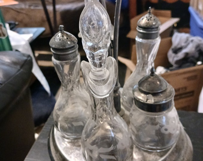 Victorian Cruet 6 Piece Set - Etsy