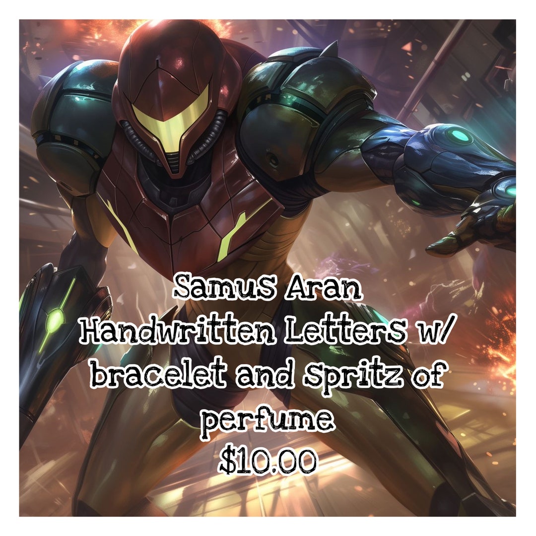 Samus Aran Handwritten Comfort Letter - Etsy