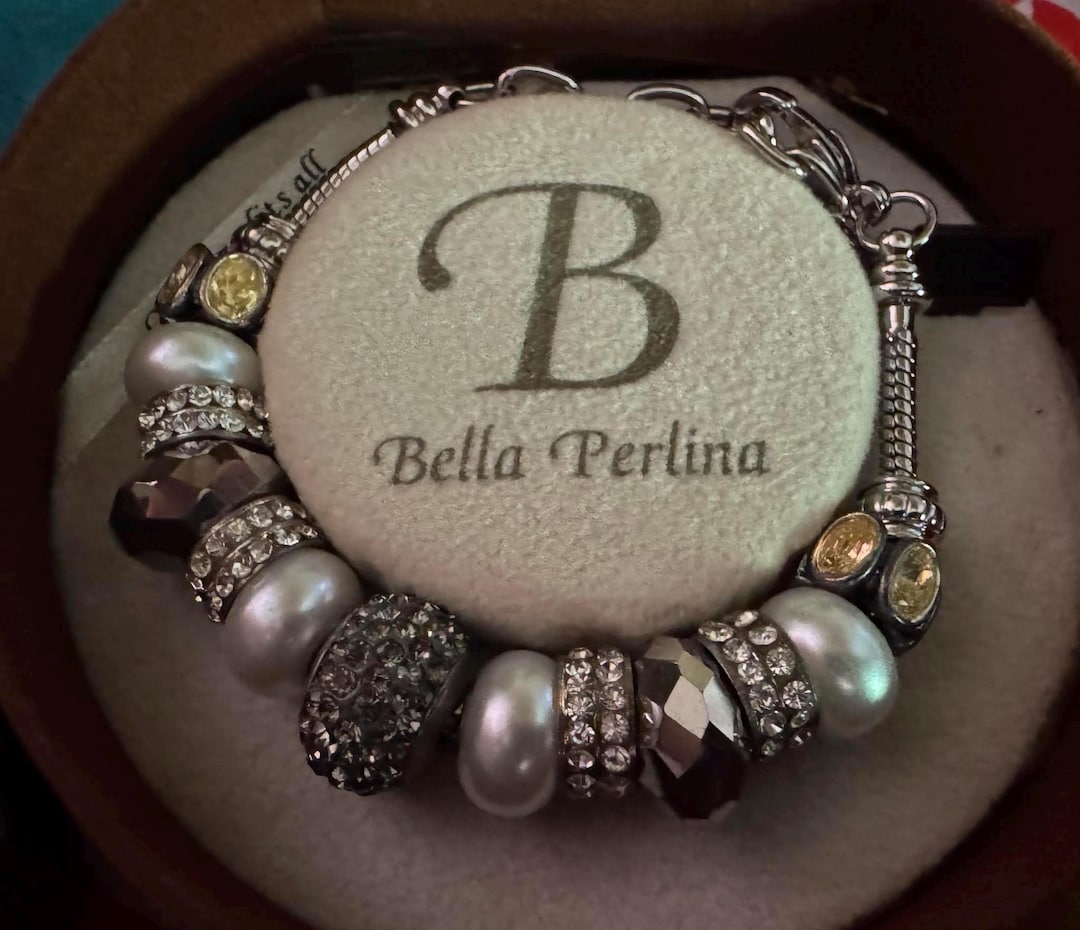 Bella Perlina Silver Toned Charm Bracelet and Sets of Charms. - Etsy