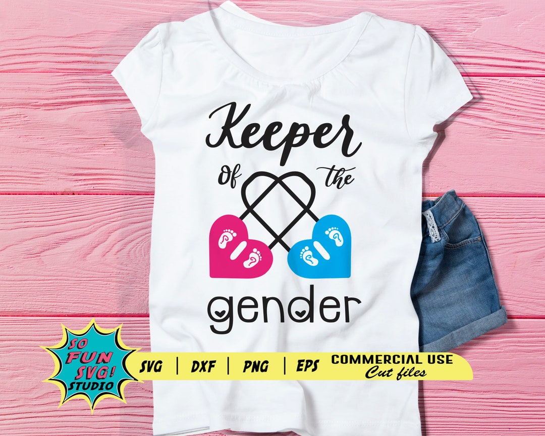 Keeper of the Gender Svg Exf Png, Gender Reveal Svg, Welcome Baby Svg ...