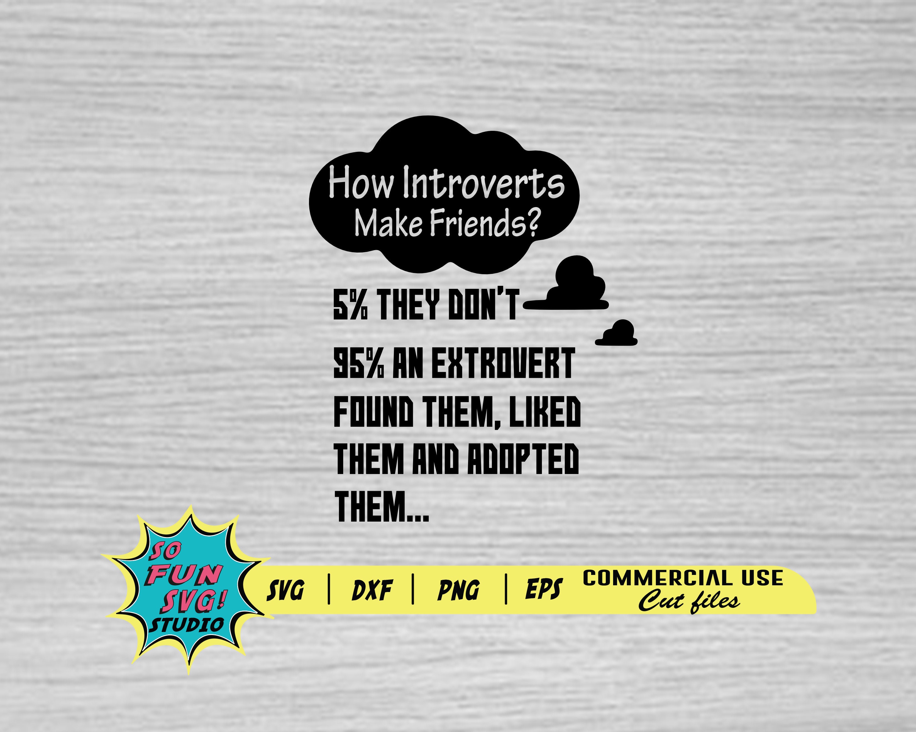 Introvert Svg, Social Anxiety Svg, Quite Person Svg, Funny Svg ...