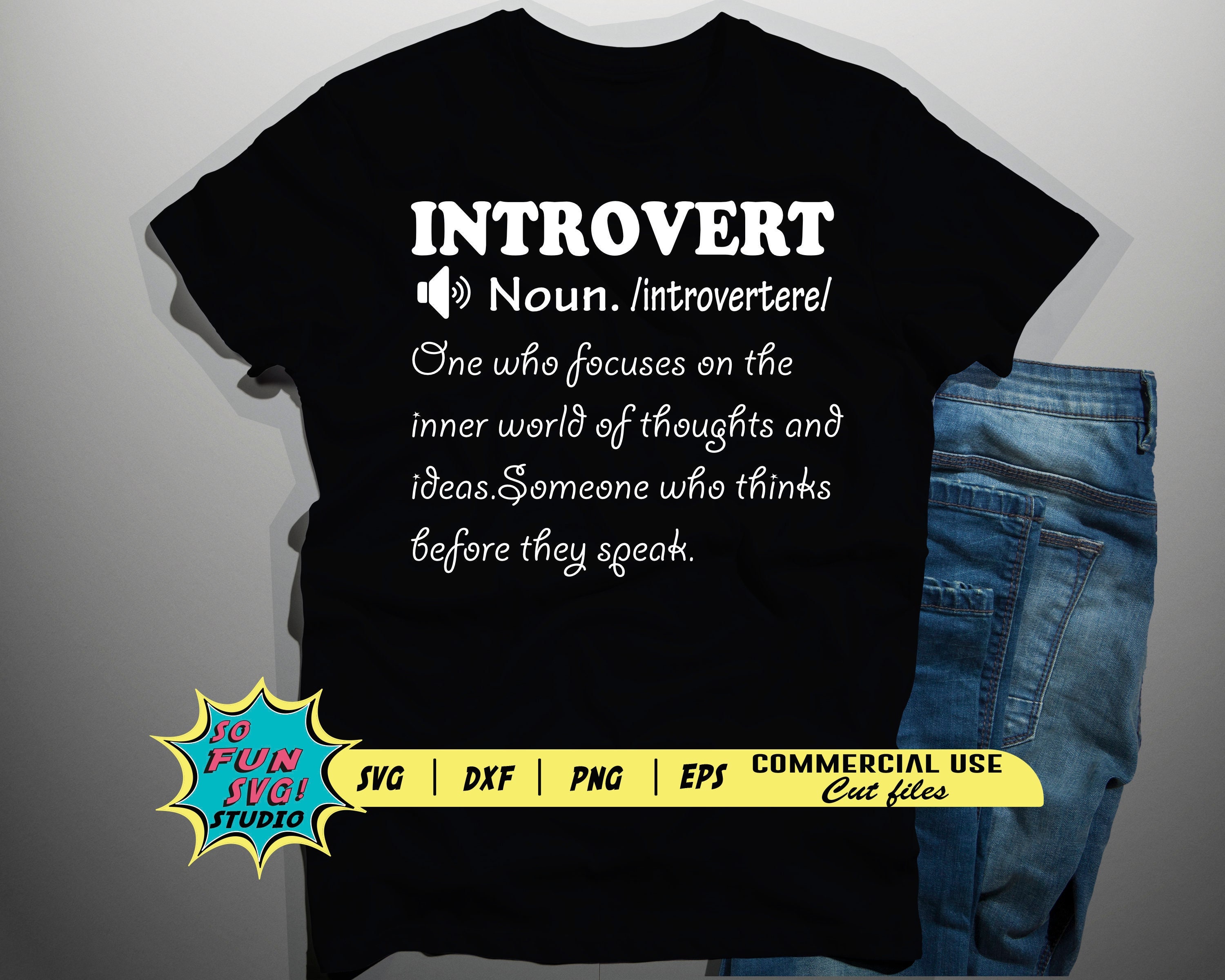 Introvert Svg, Social Anxiety Svg, Quite Person Svg, Funny Svg ...