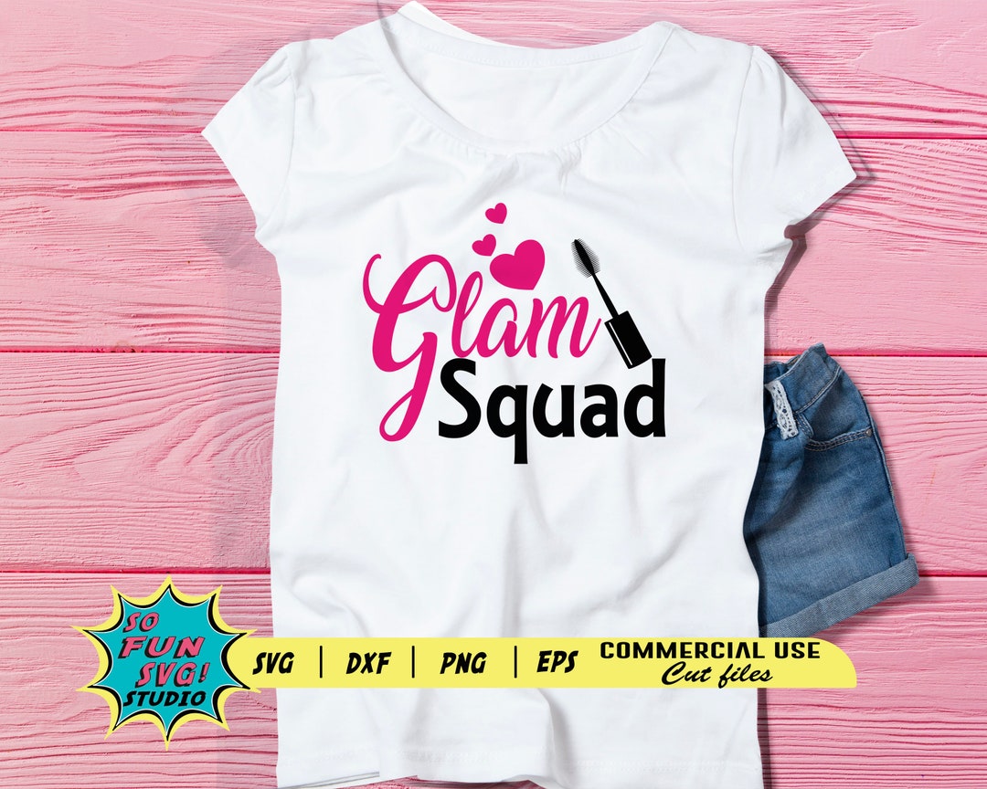 Glam Squad Svg Dxf Png, Barber Svg, Salon Svg, Hair Stylist Svg, Barber ...