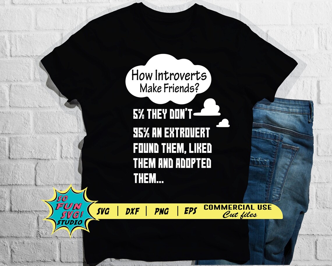 Introvert Svg, Social Anxiety Svg, Quite Person Svg, Funny Svg ...