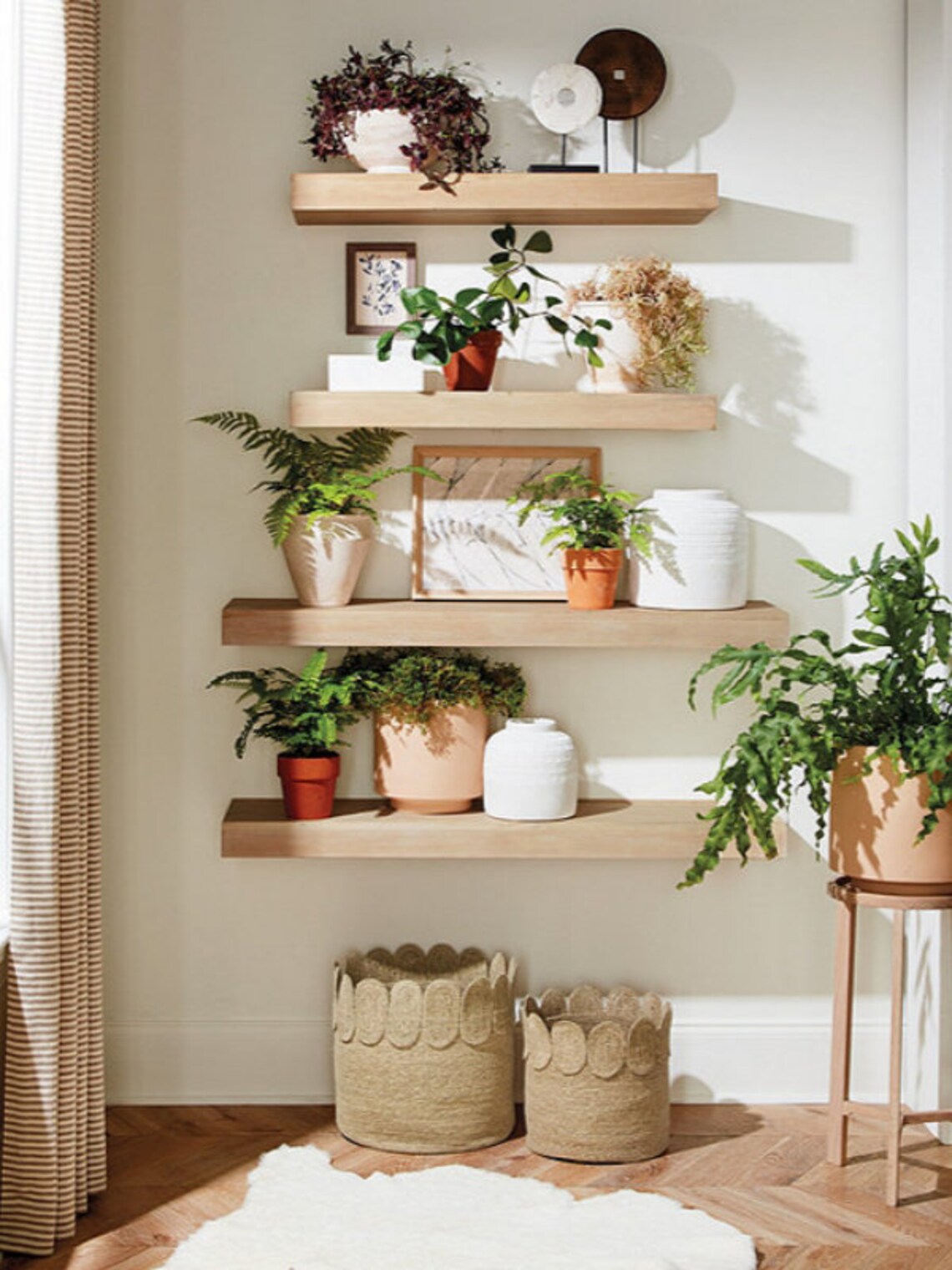 Modern Wood Floating Shelf for Kitchen and Livingroom,decorative Wall ...