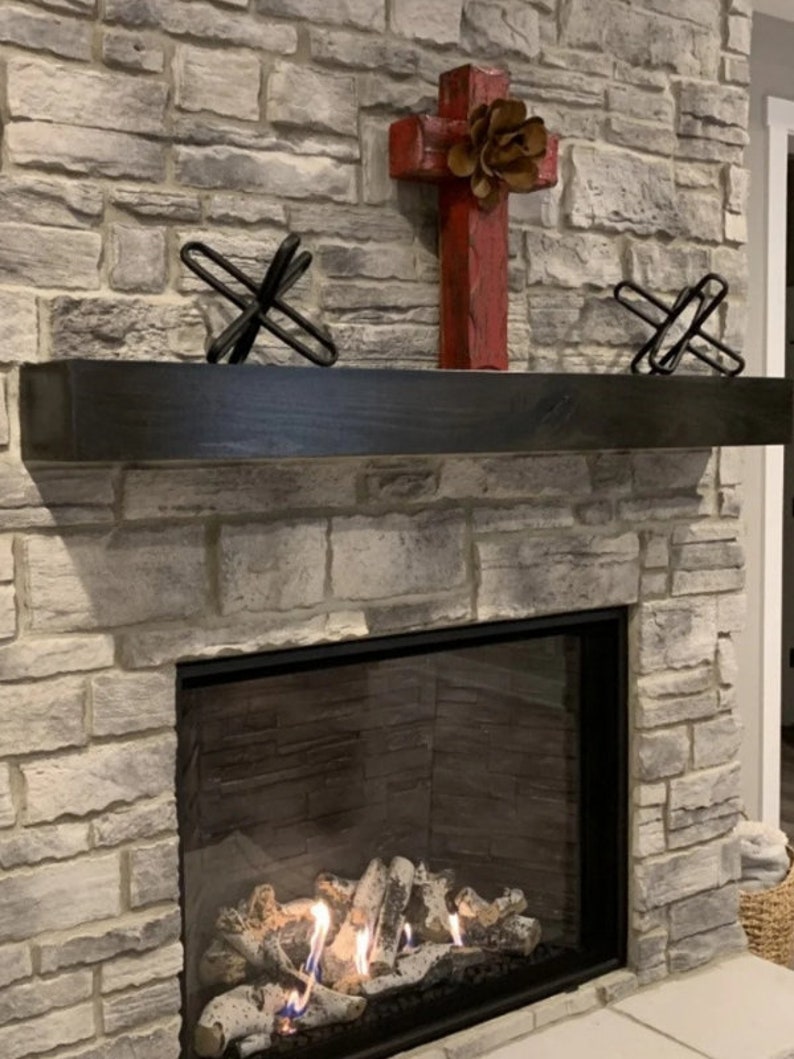 Any Size Fireplace Mantel, Floating Mantel, Custom Fireplace Mantel, TV ...