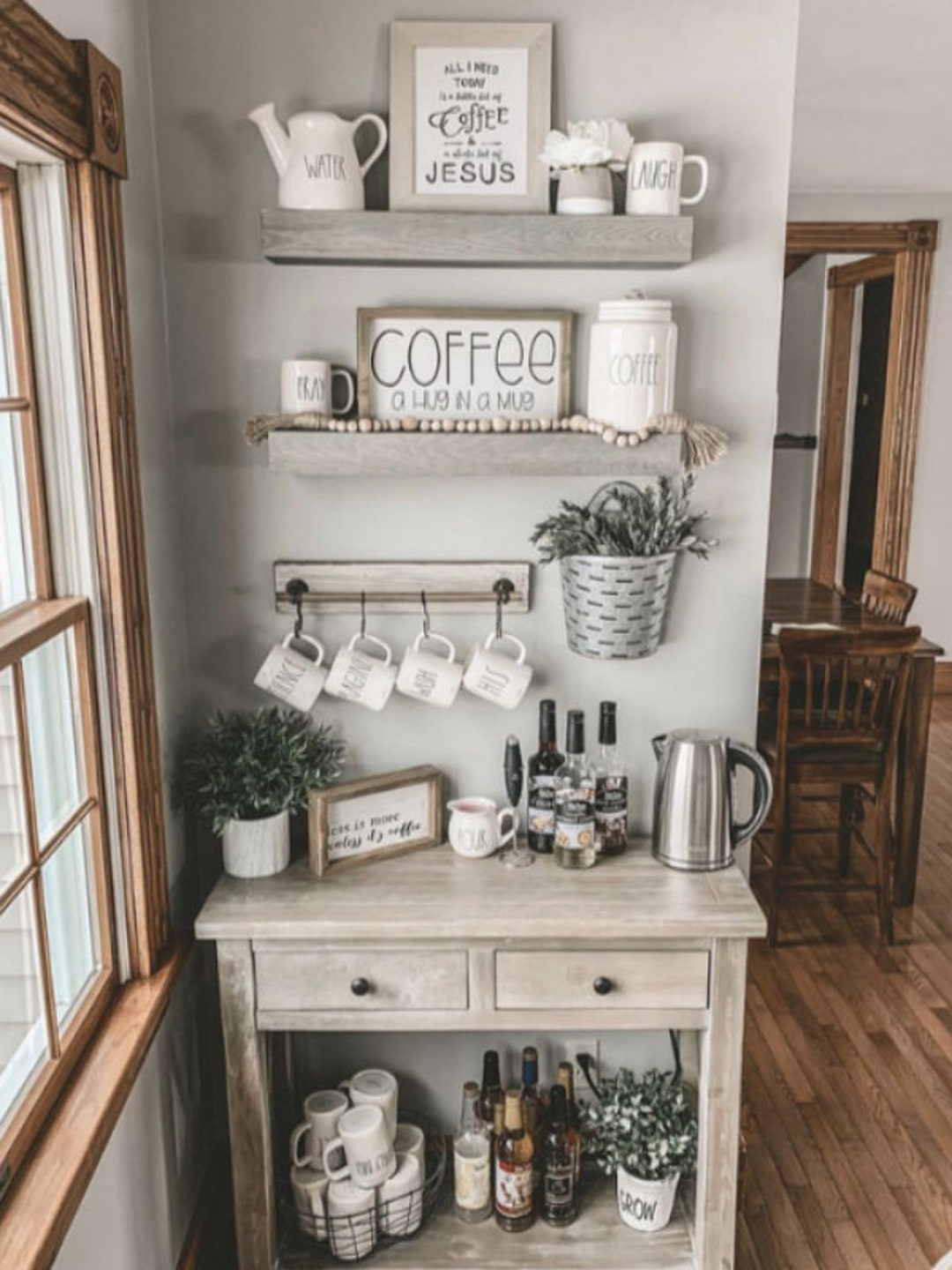 White Radius Floating Shelves With Plate Groove, Custom Size Floating ...