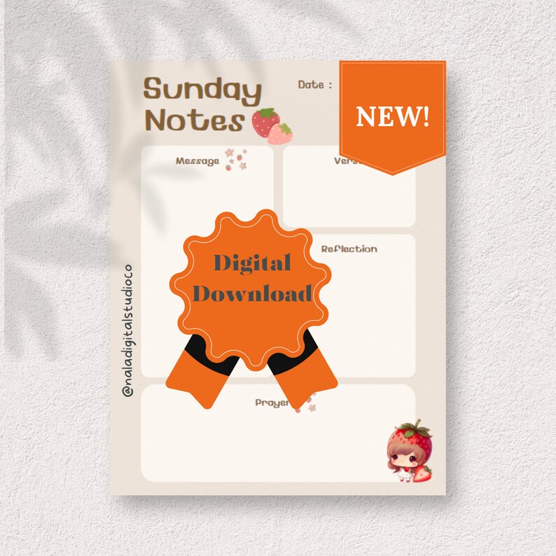 Cute Bible Study Digital Download Template Bible Study Worksheet ...