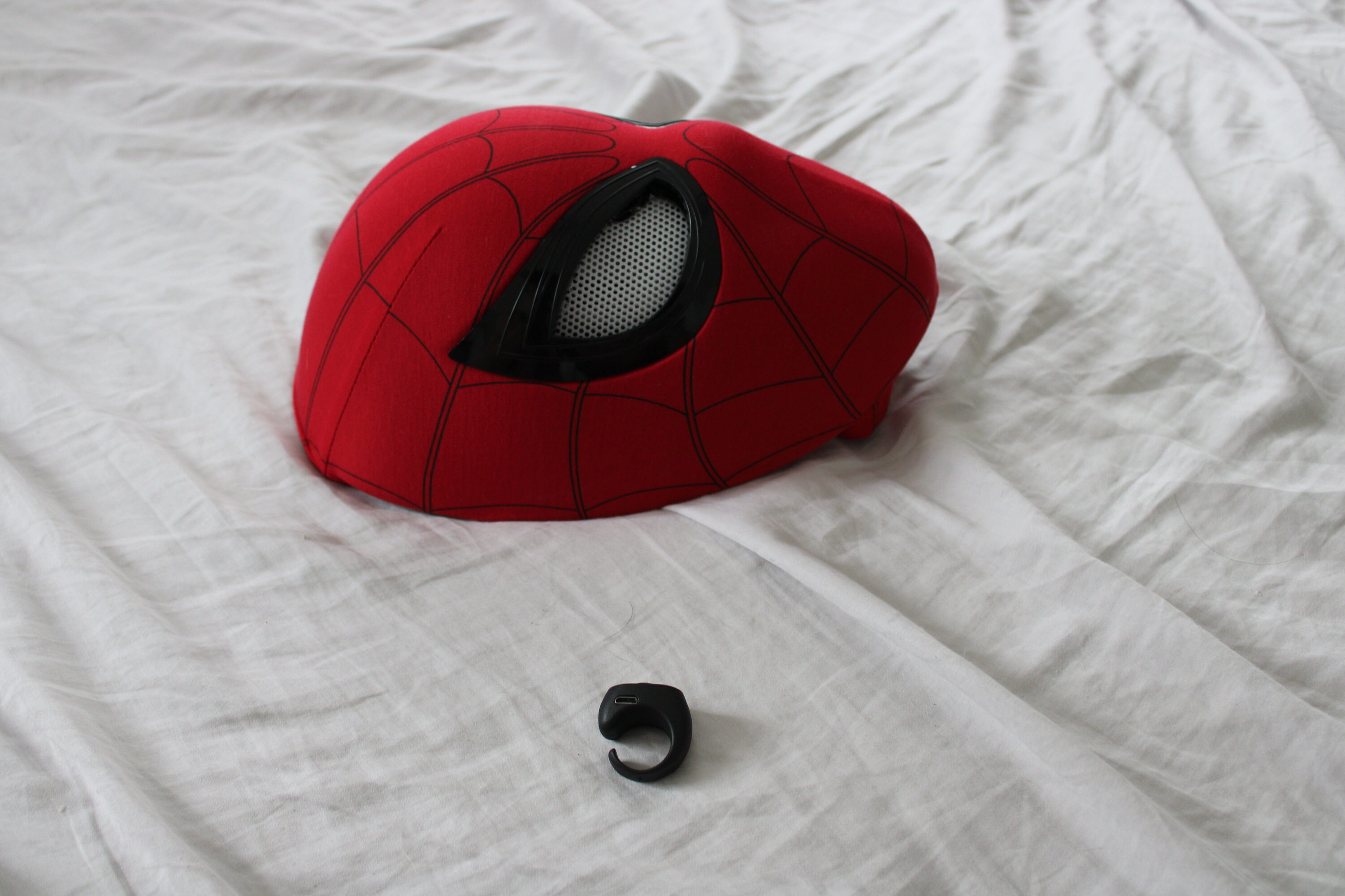 Spider Man Mask Moving Eyes Blinking Winking Lenses Remote - Etsy UK