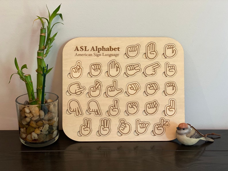 ASL Alphabet Board - Etsy
