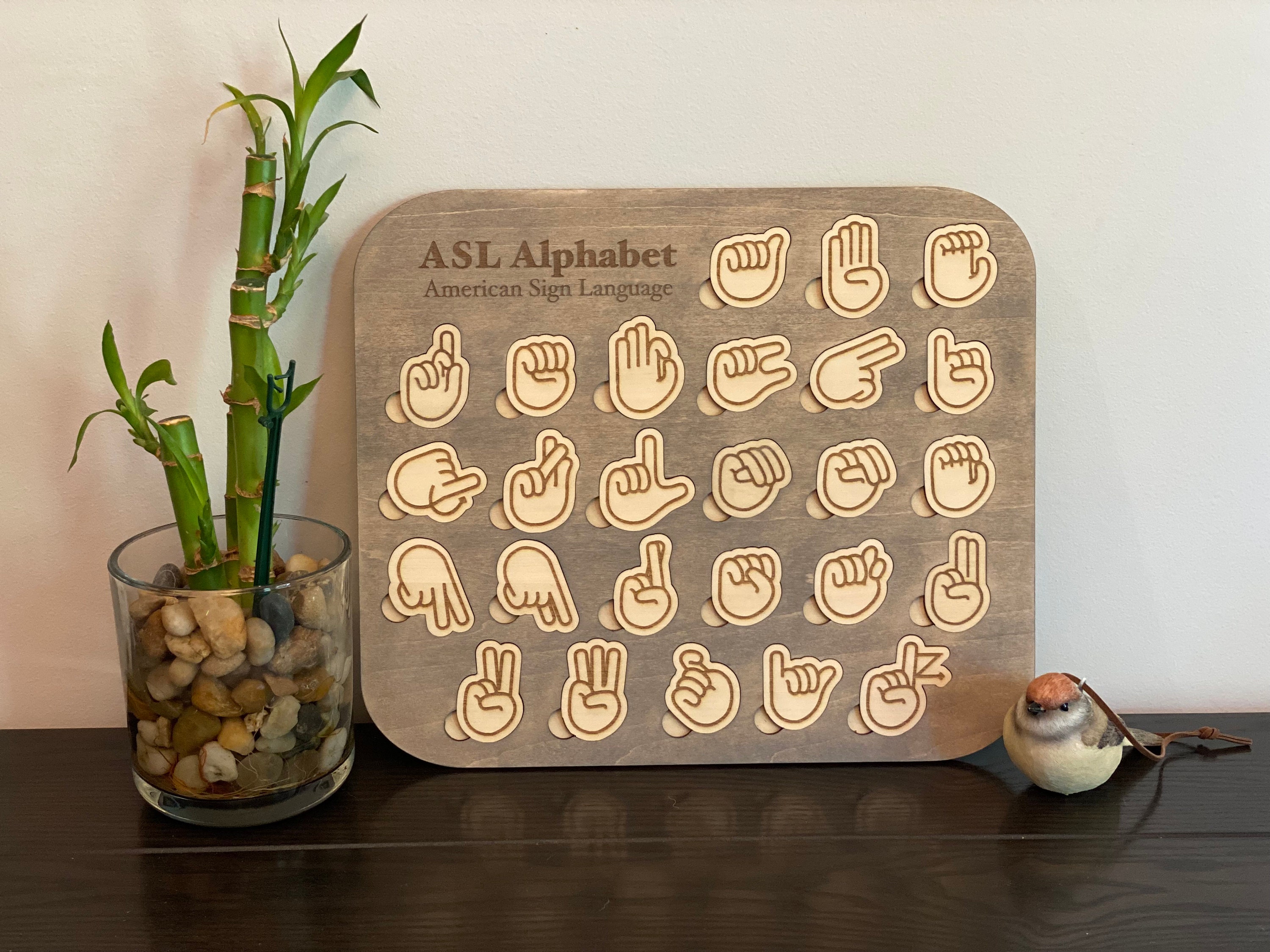 ASL Alphabet Board - Etsy