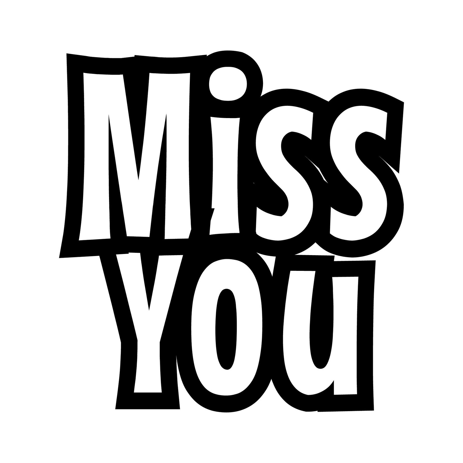 Missing You Text Images - Set of 25 Beautiful Illustrations in SVG, PNG ...