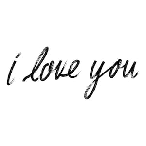 I Love You Text Images - 6 Beautiful Images - Instant Downloads in SVG ...