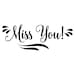 Missing You Text Images - Set of 25 Beautiful Illustrations in SVG, PNG ...