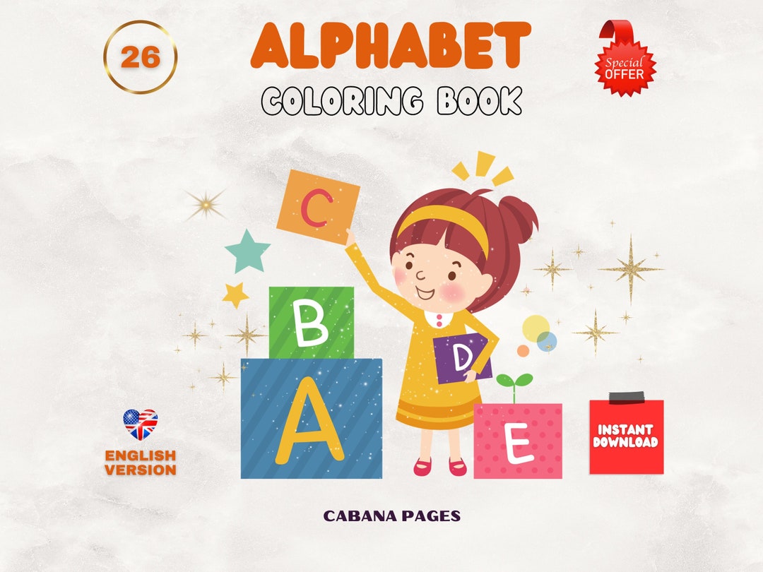 Alphabet in Colors: the Coloring Book That Transforms Learning Into a ...