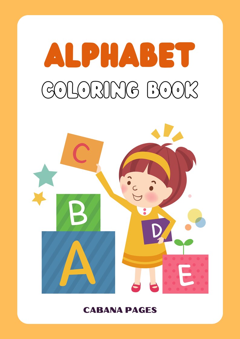 Alphabet in Colors: the Coloring Book That Transforms Learning Into a ...