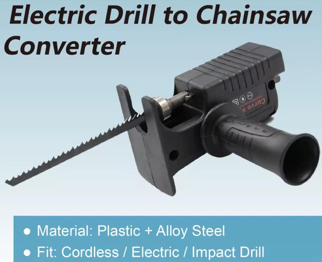 Universal Drill Saw Attachment – DIY Cutter for Wood, Metal & Plastic ...