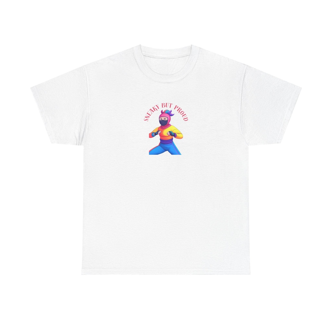 Non Binary Ninja Unisex Tee, Gender Neutral T-shirt, Stealthy Pride ...