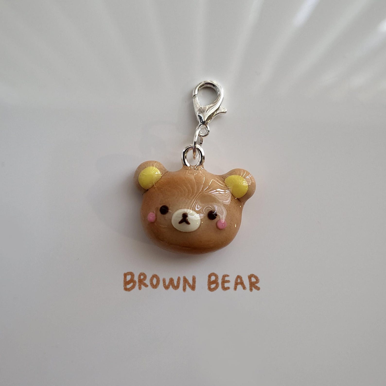 Sleepy Bear Cookies || Handmade Polymer Clay Keychain - Etsy